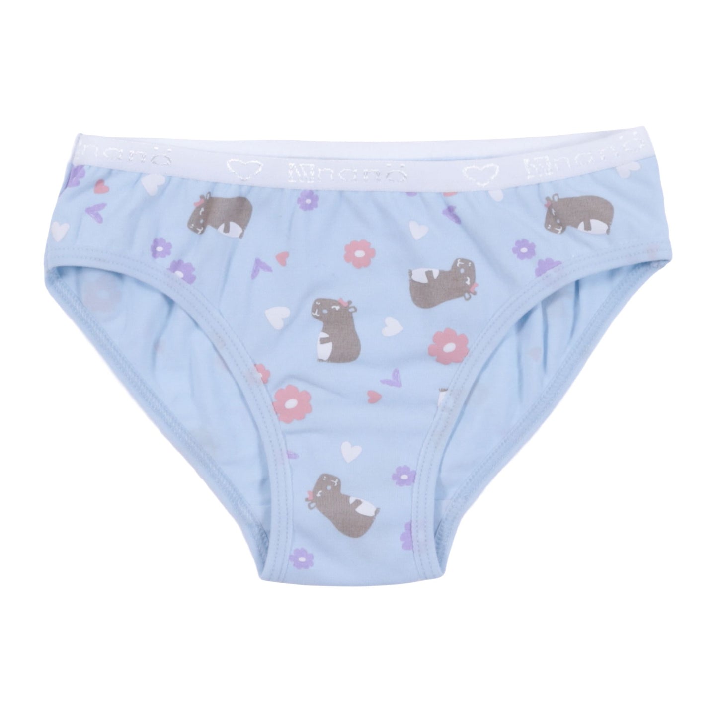 Girls' Light Blue Panties, 3-Pack – nano.ca
